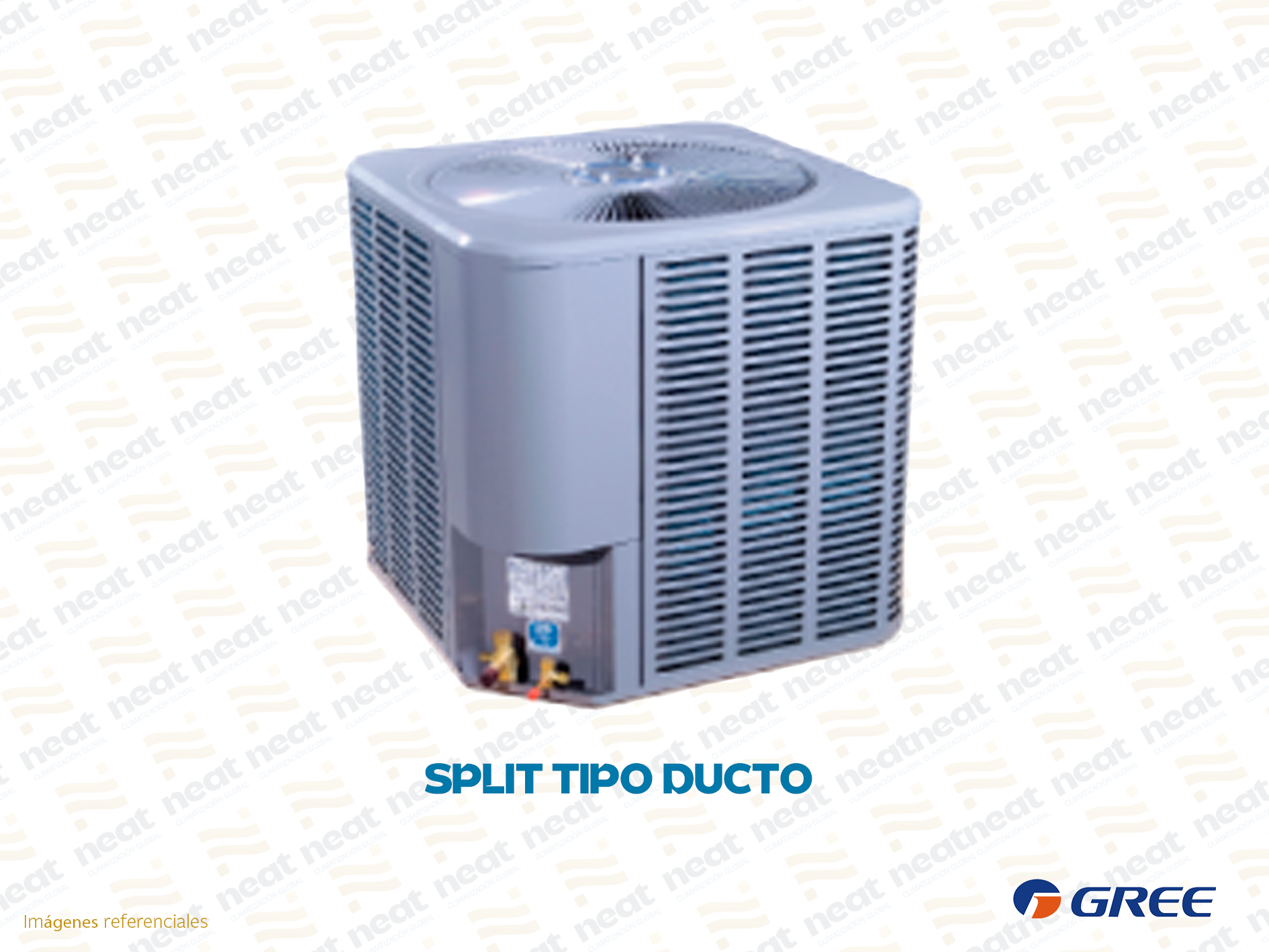 AIRE ACONDICIONADO SPLIT DUCTO FRIO SOLO ON OFF GREE - Neat ...